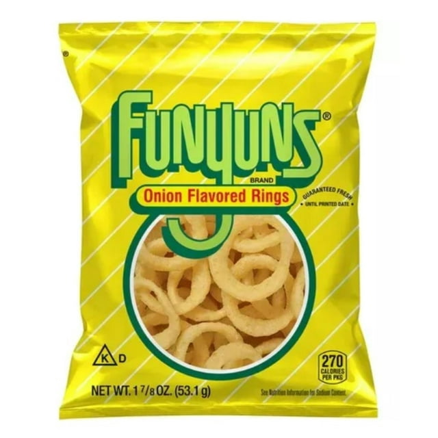 Funyuns 122615 Original Onion Flavored Rings Snacks 1.87 oz. Bag, Pack ...