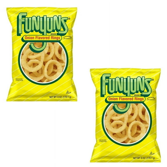 2 PACK, Funyuns Onion Flavored Rings, Snack Chips - Walmart.com