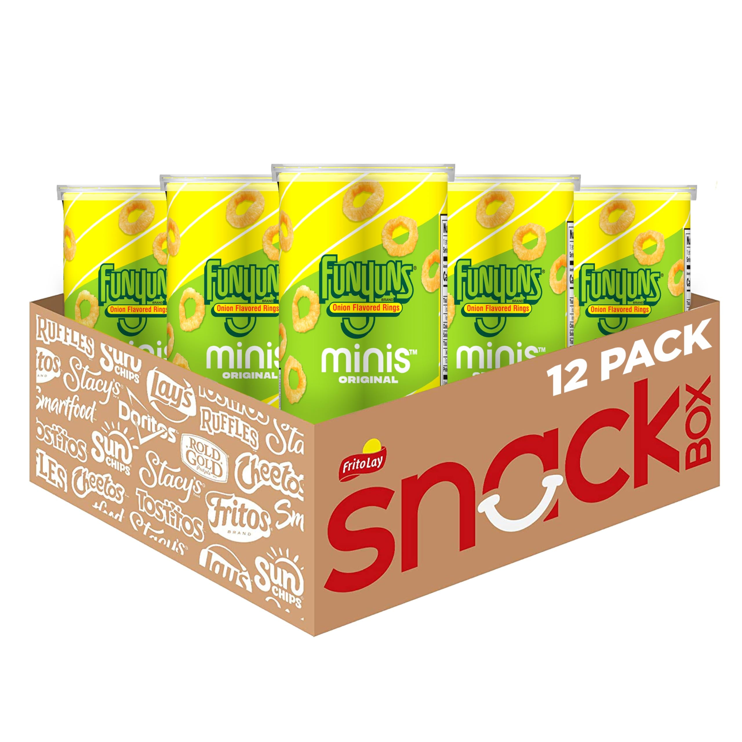 Funyuns Minis Canisters, Original, XEF1 1.125 Ounce (Pack of 12 ...