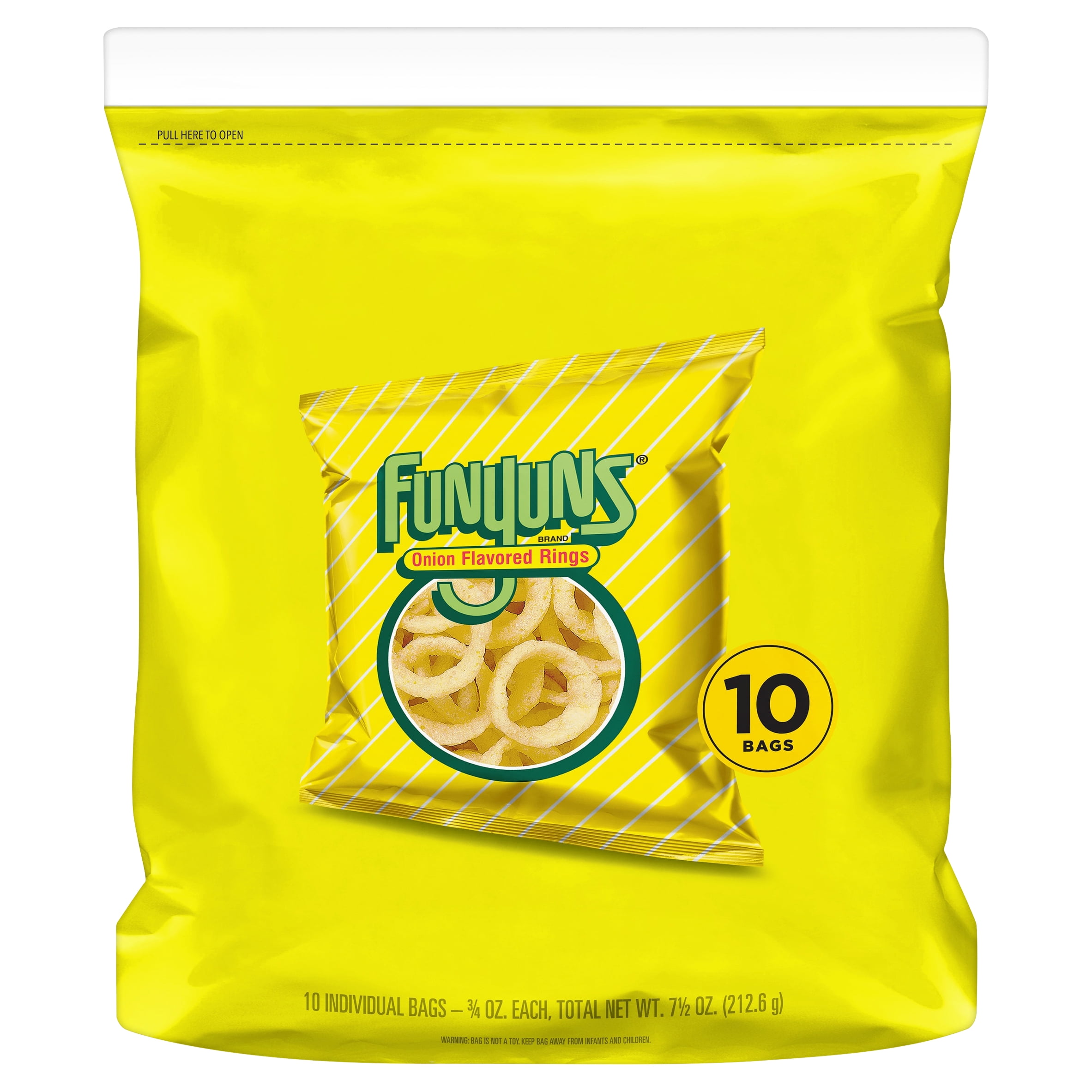 Frito-Lay Funyuns Original Onion Flavored Rings, Crunchy Snacks Pack, 0 ...
