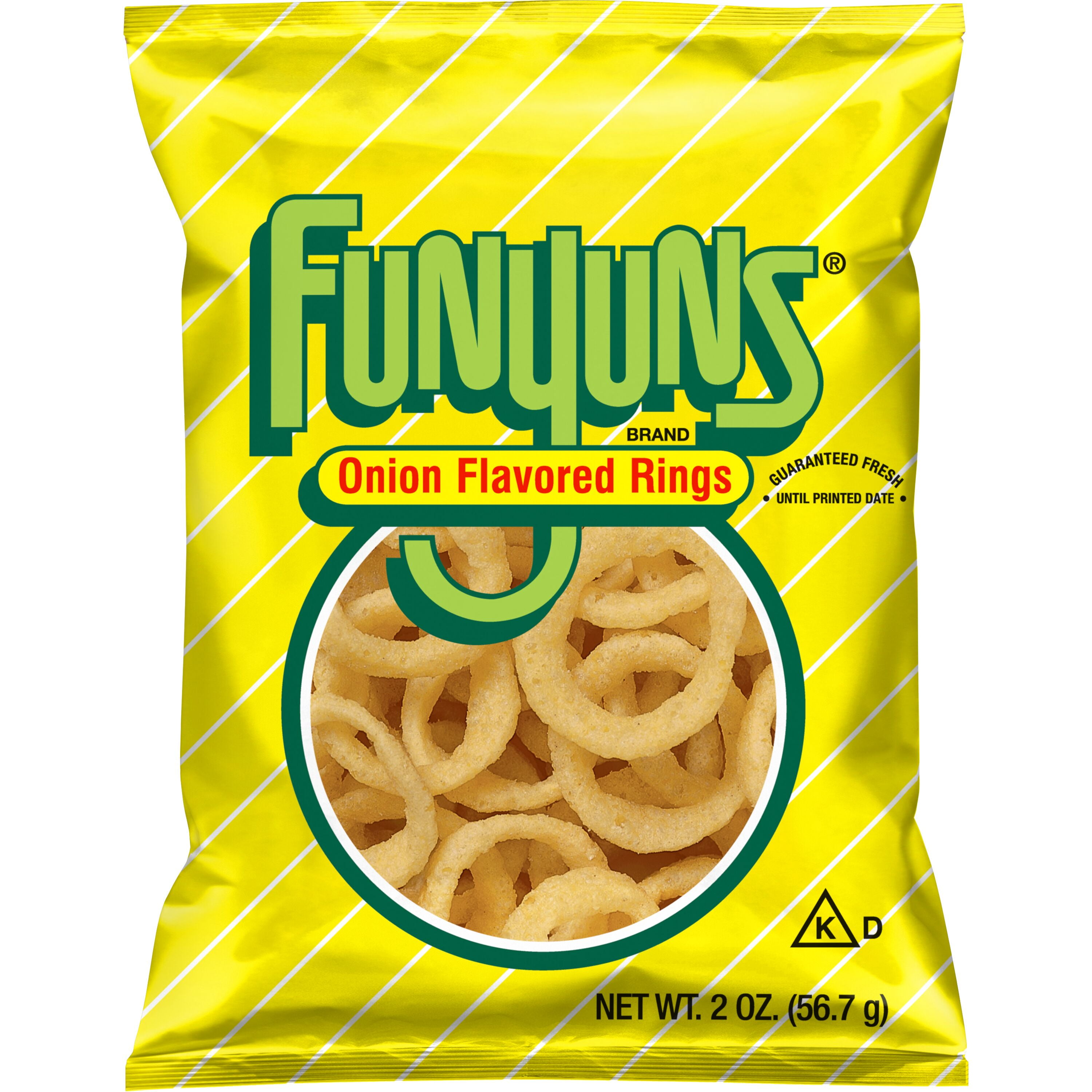 Funyuns Onion Flavored Rings, Regular 2 oz Bag, Crispy Snack, Single ...