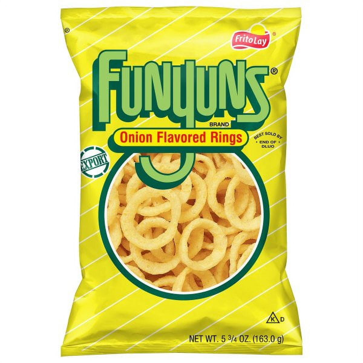 Funyuns Onion Flavored Rings Snack Chips, 5.75 oz Bag, Great for Sharing - Walmart.com
