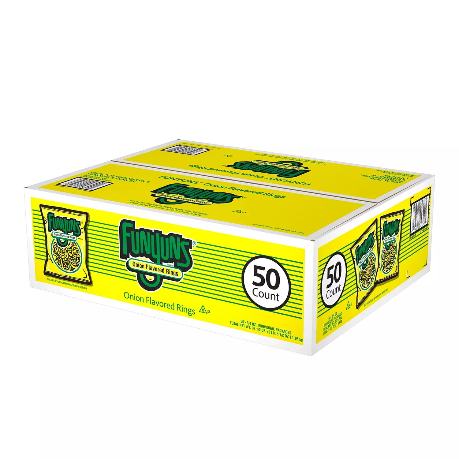 Funyuns Onion Ring Chips, Individual Snack, 0.75 oz, 50 ct - Walmart.com