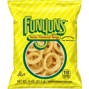Funyuns Onion Flavored Rings Snack, Party Size 8.25 oz Bag, Crispy ...