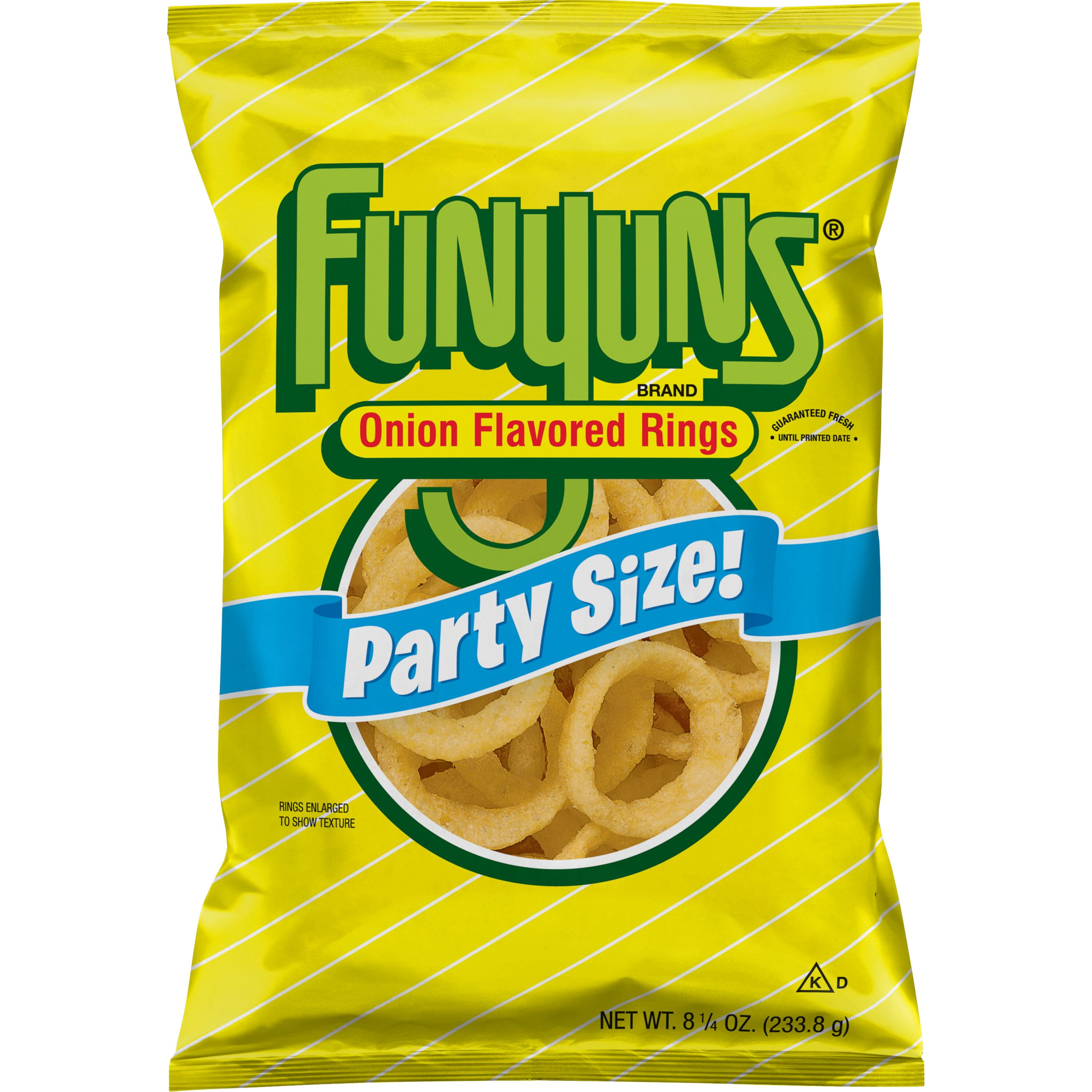 Funyuns Onion Flavored Rings Snack, Party Size 8.25 oz Bag, Crispy ...