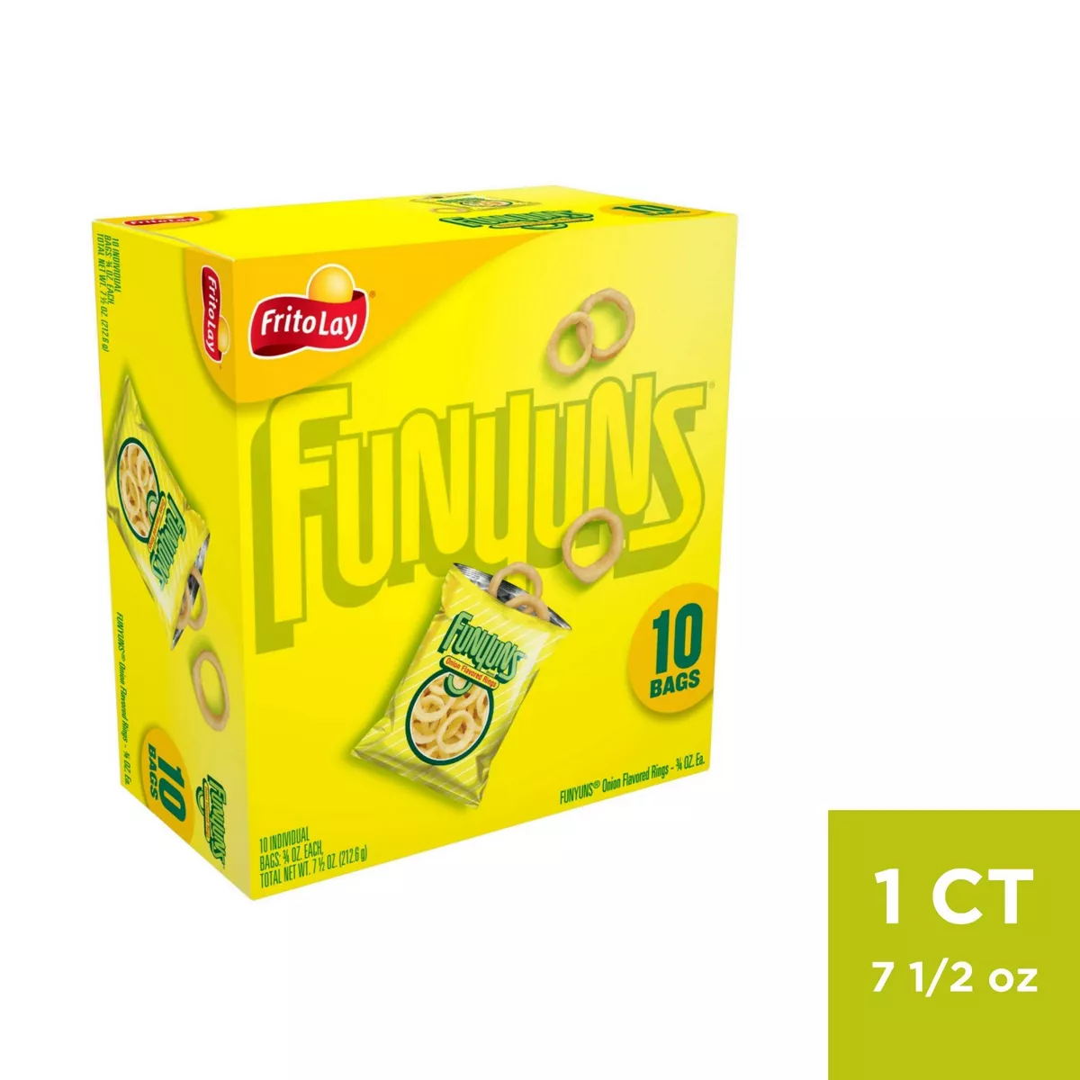 Funyuns Snack Pack Onion Flavored Rings - 10ct/7.5oz - Walmart.com