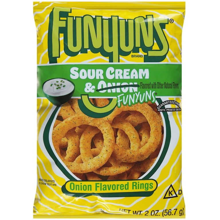 Funyuns Sour Cream & Funyuns Onion Flavored Rings - Walmart.com