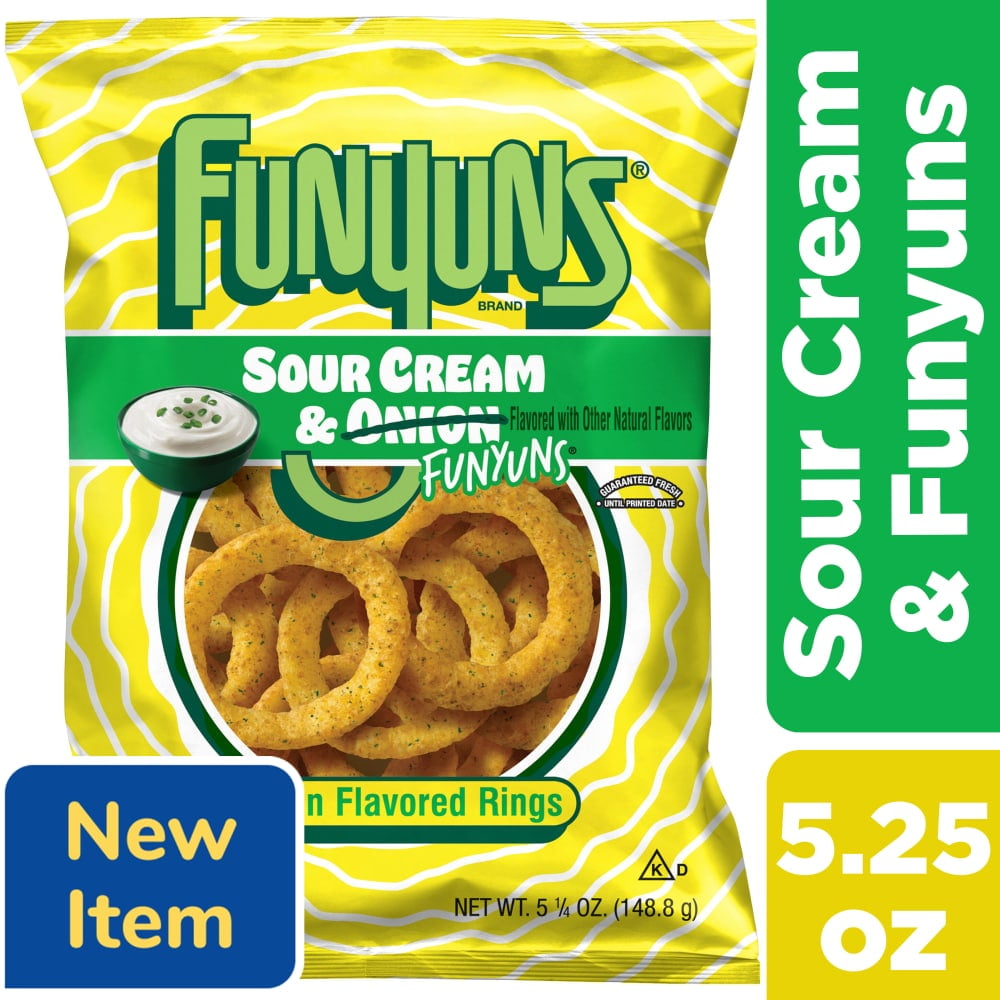 Funyuns Sour Cream & Onion Rings Chips - Walmart.com