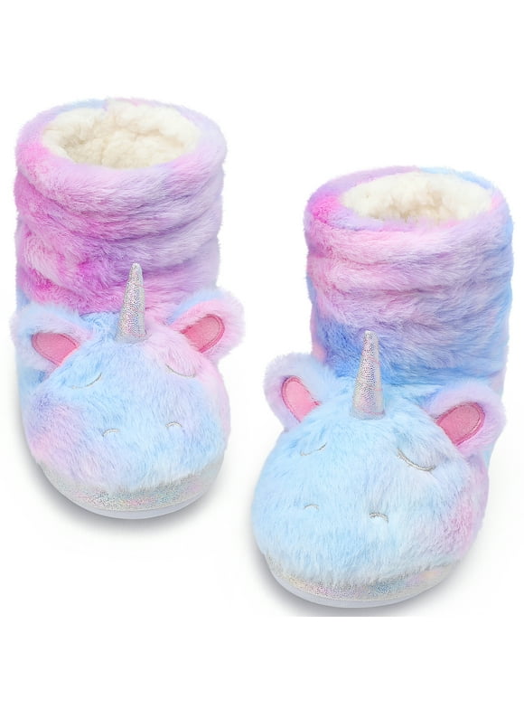 Unicorn Slippers Girls