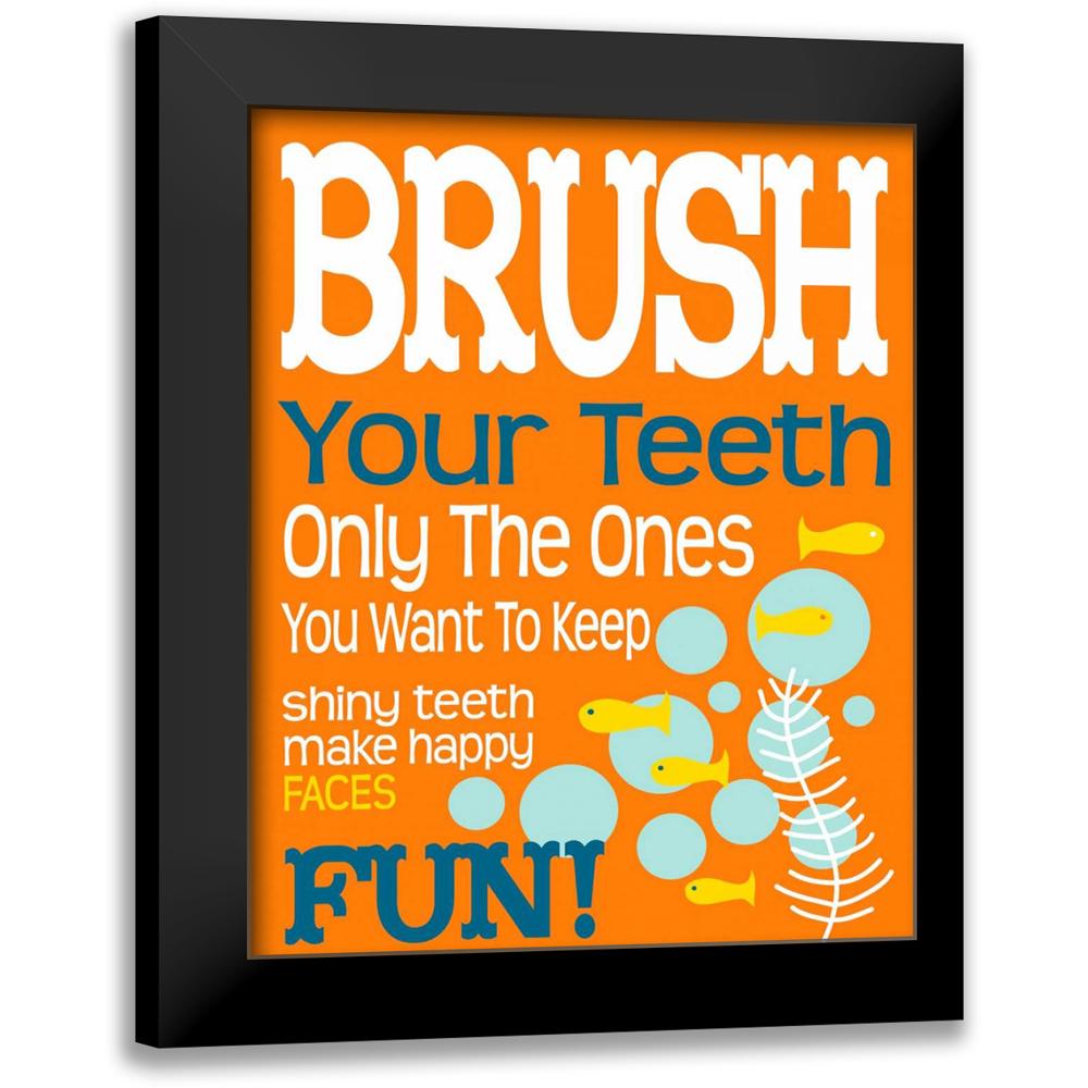 Fuqua, Leslie 12x14 Black Modern Framed Museum Art Print Titled - Ocean ...