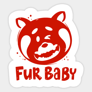 Fur Baby Sticker Phone Decal Water Bottle Stickers Car Decals, Laptop ...