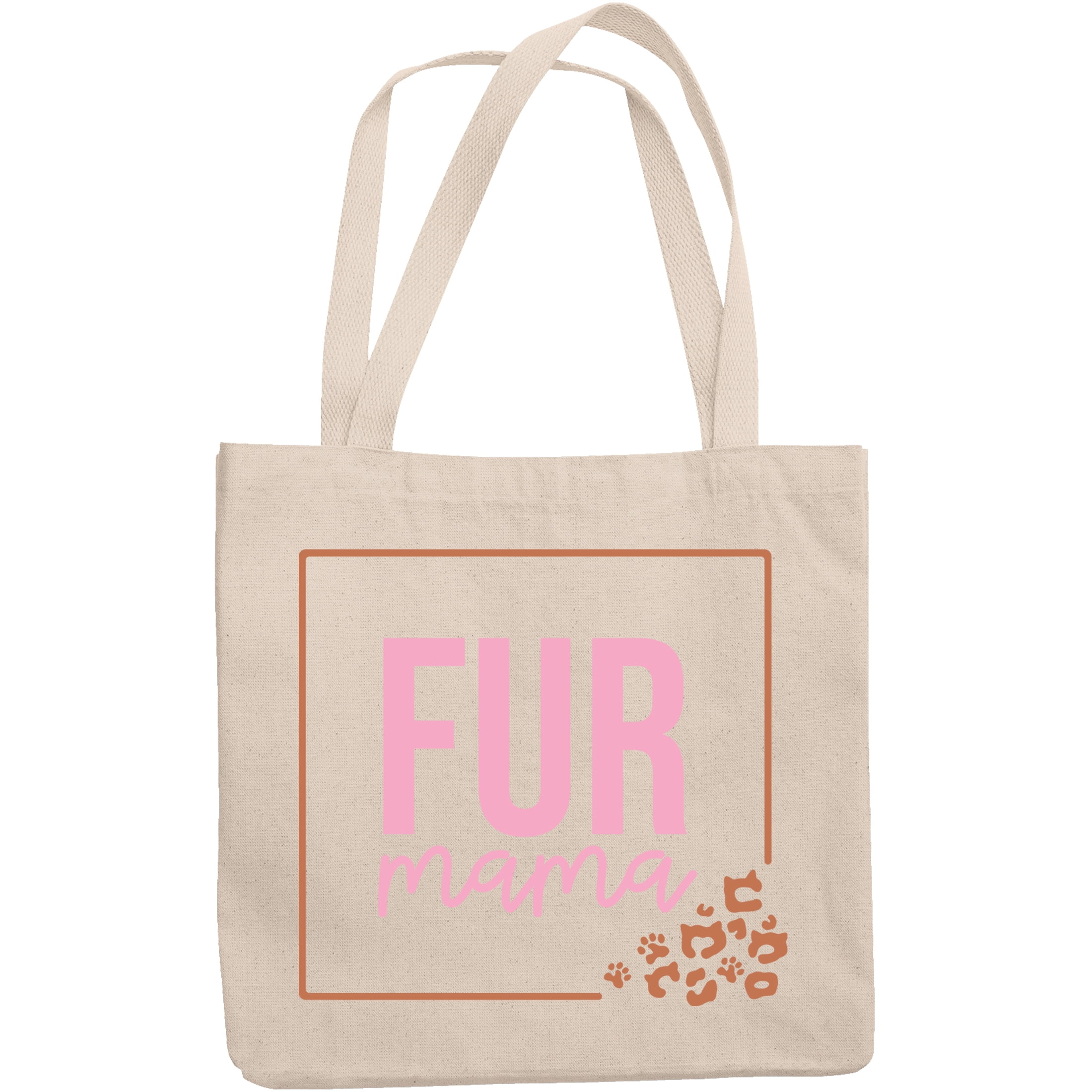 Fur Mama Merch Gift, 12oz Canvas Tote Bag - Walmart.com