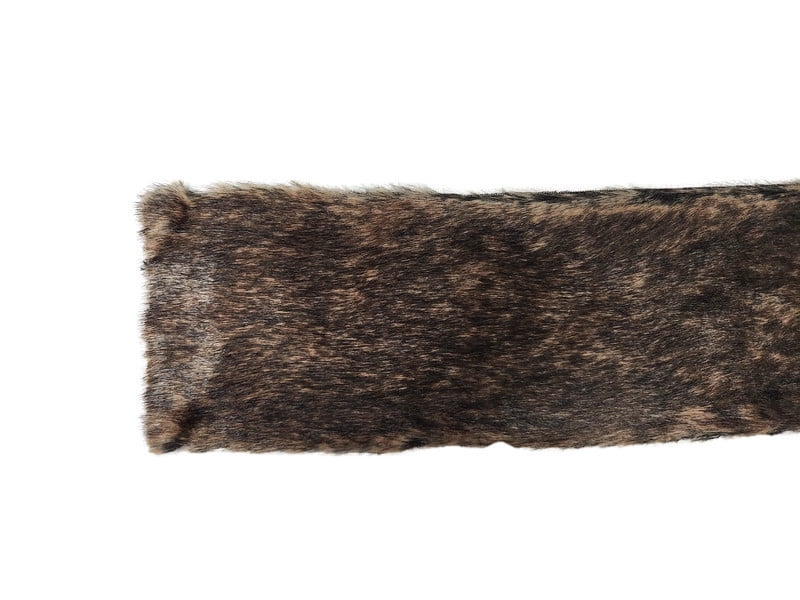 Fur Trim - 4" Wide Brown Fur Trims Faux Fake Fur Trimming By the Yard ...
