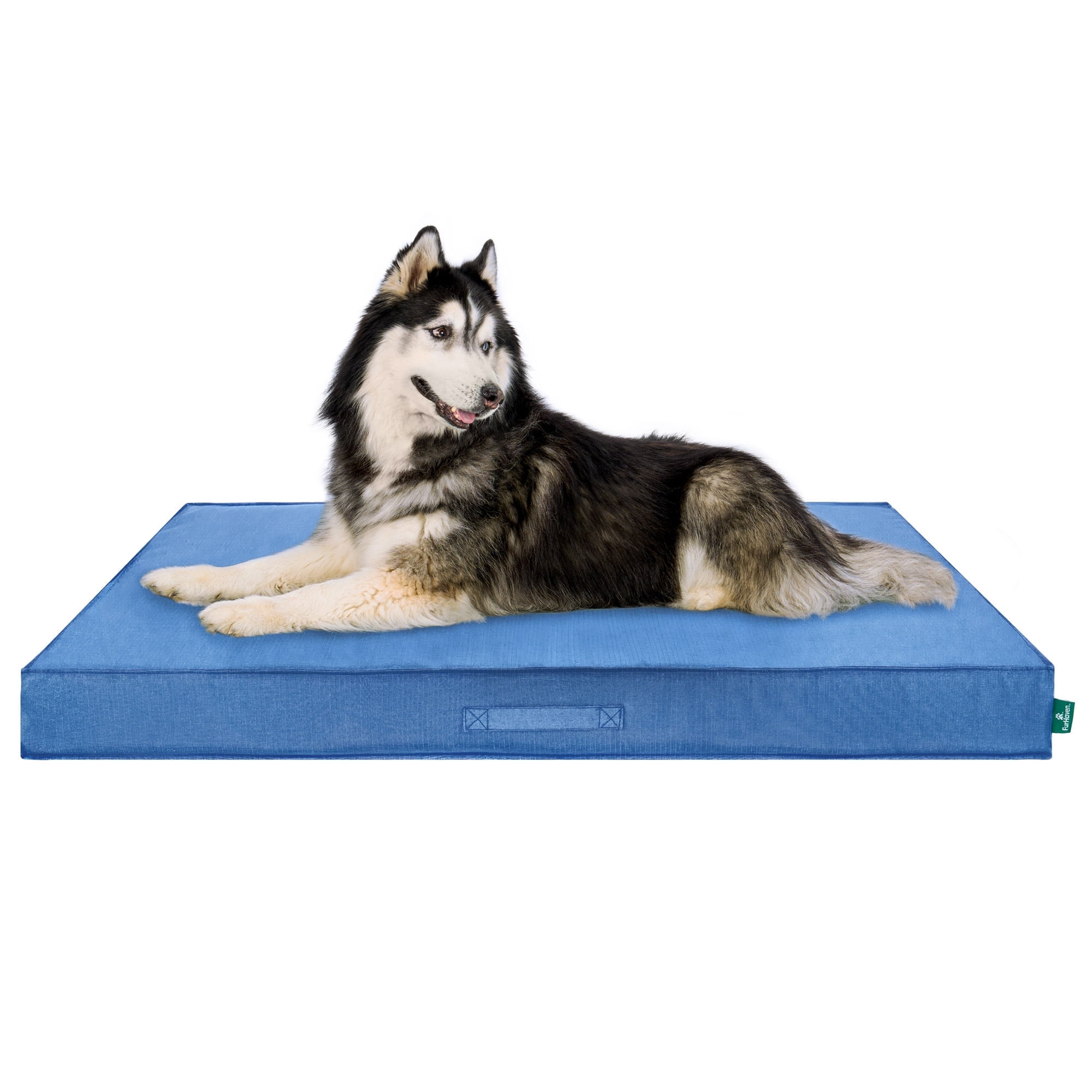 FurHaven Grid Indoor-Outdoor Cooling Memory Foam Deluxe Mattress for ...