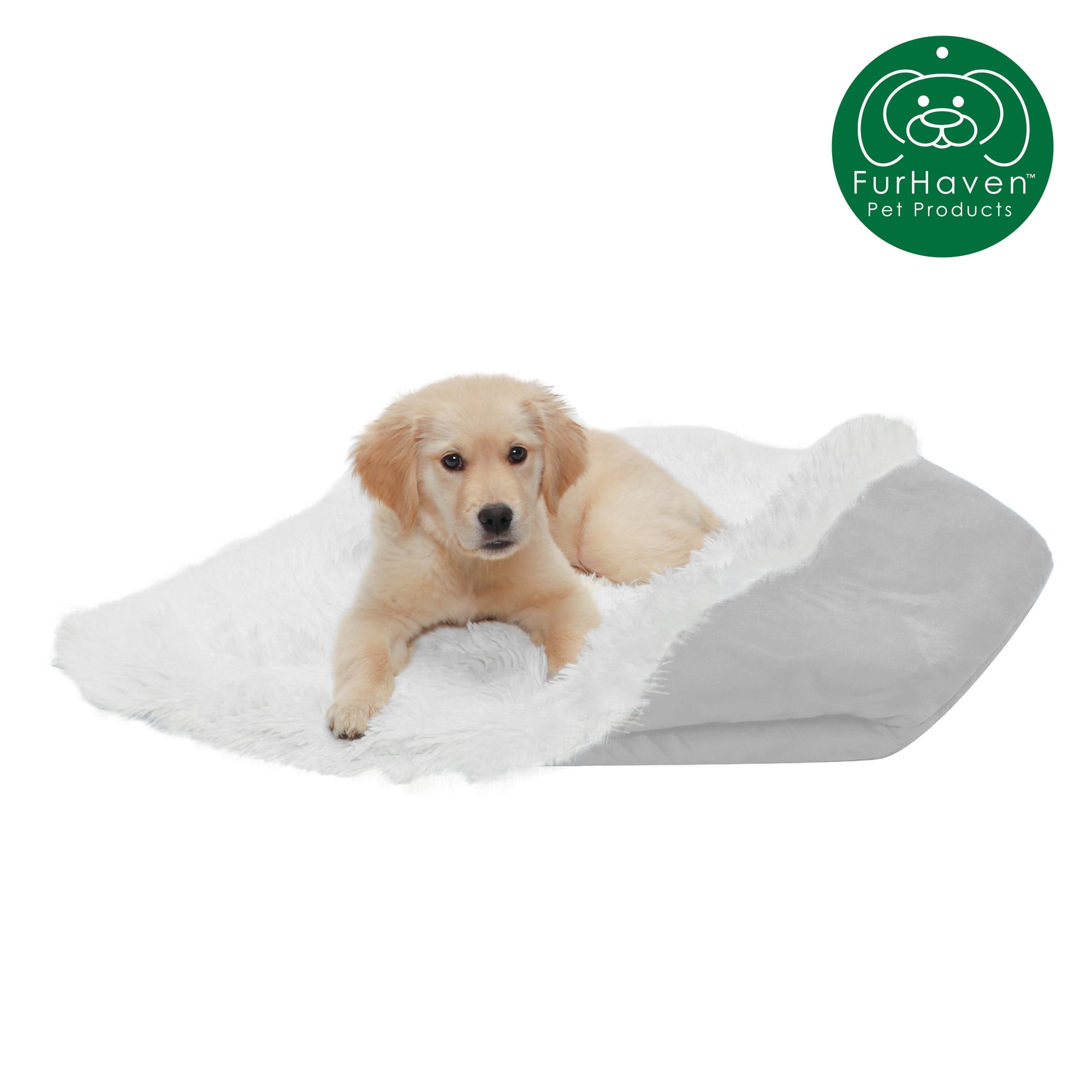 FurHaven Pet Dog Bed | Convertible Self-Warming Cuddle Pet Mat & Bed ...