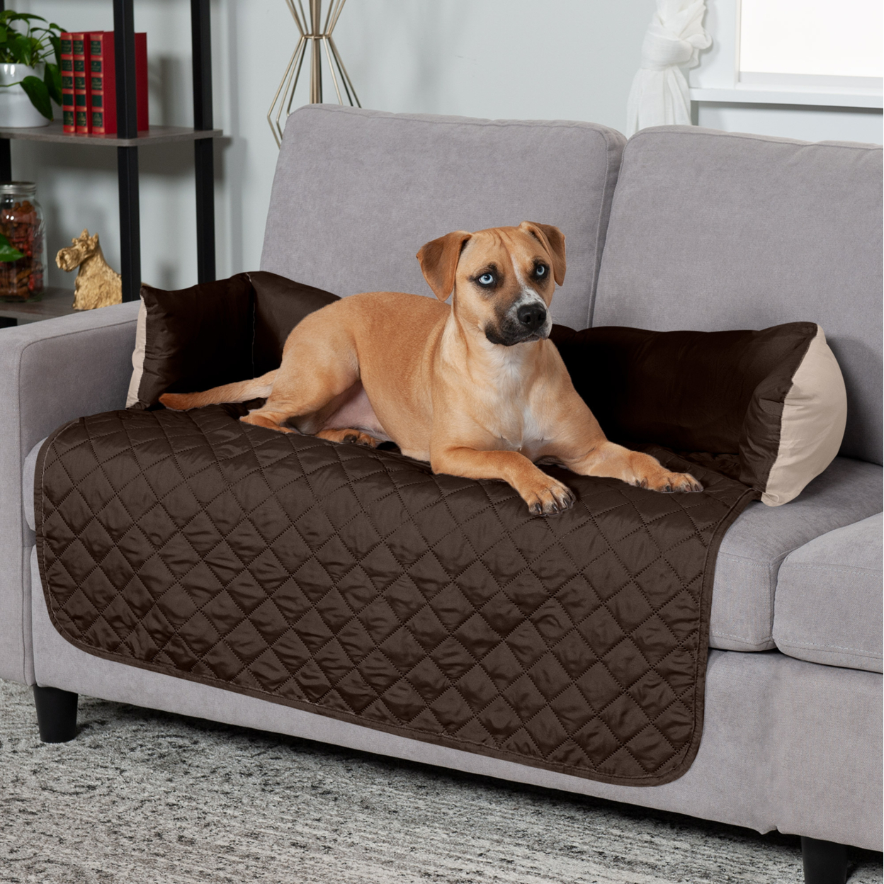 FurHaven Pet Furniture Cover | Sofa Buddy Reversible Furniture Cover ...