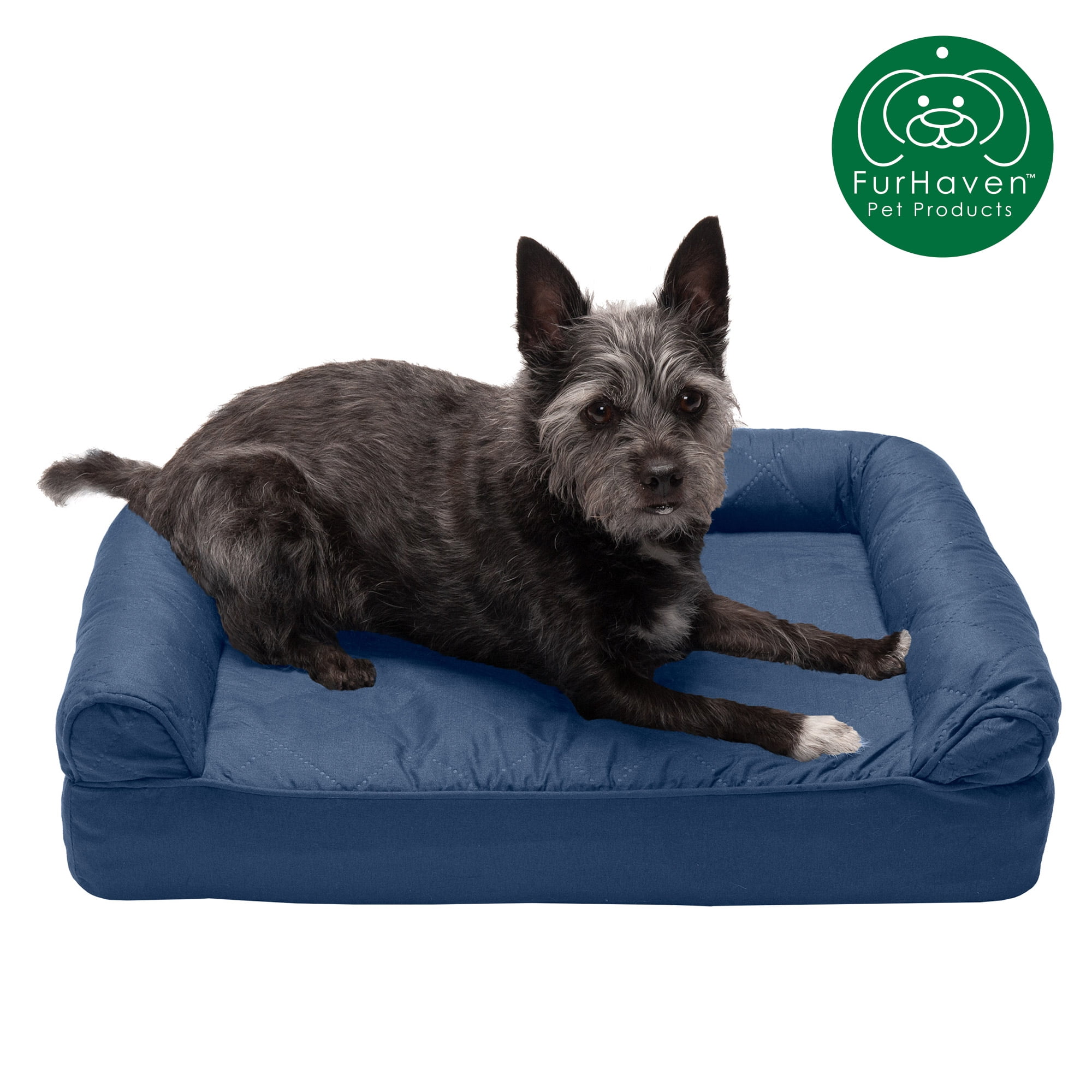 FurHaven Pet Products | Full Support Orthopedic Quilted Sofa Pet Bed ...