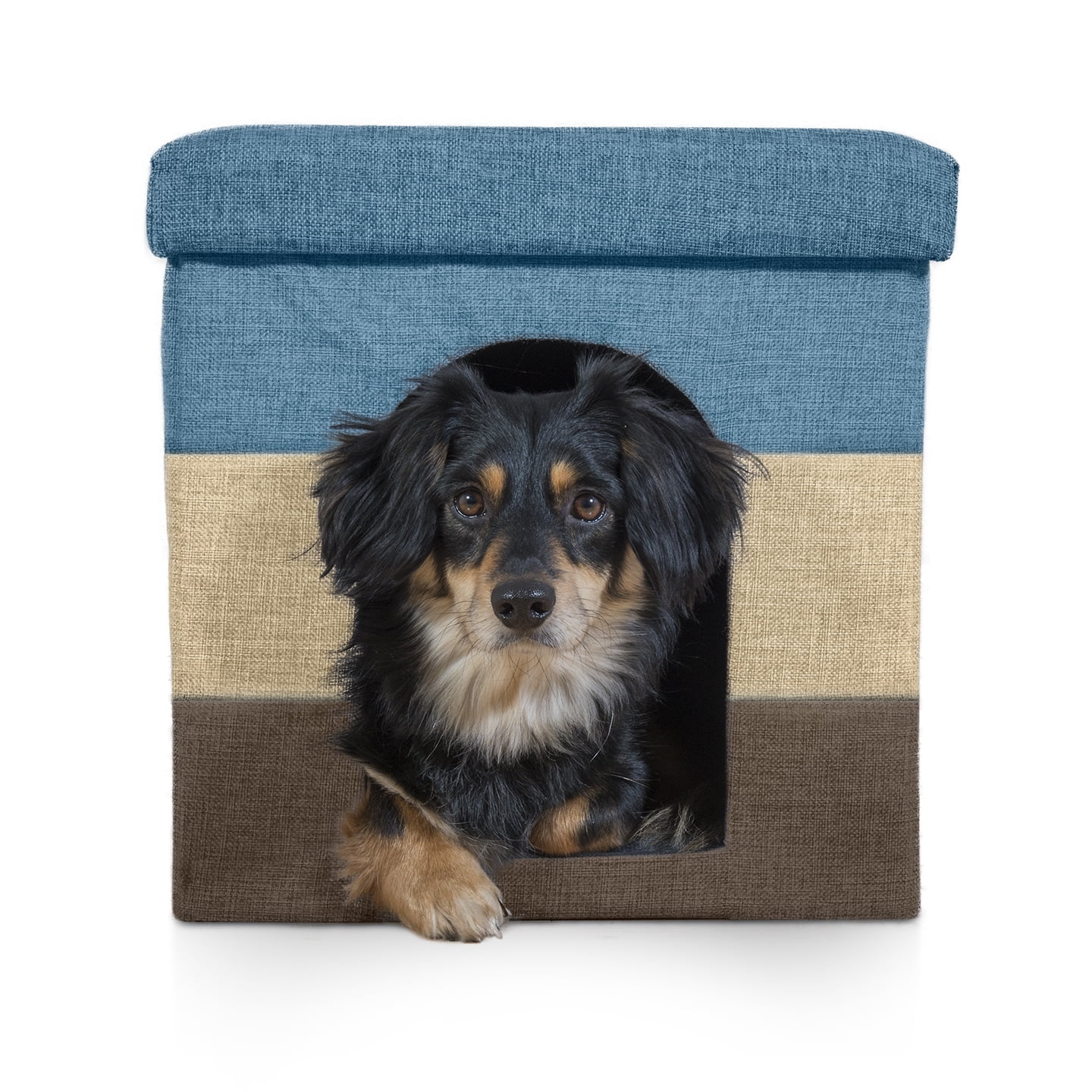 FurHaven Pet Footstool | Pet House Footstool for Dogs & Cats, Beach ...