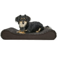 SENNAUX Rectangle Plush Pet Bed Calming Bed for Dogs Cats Kennel ...