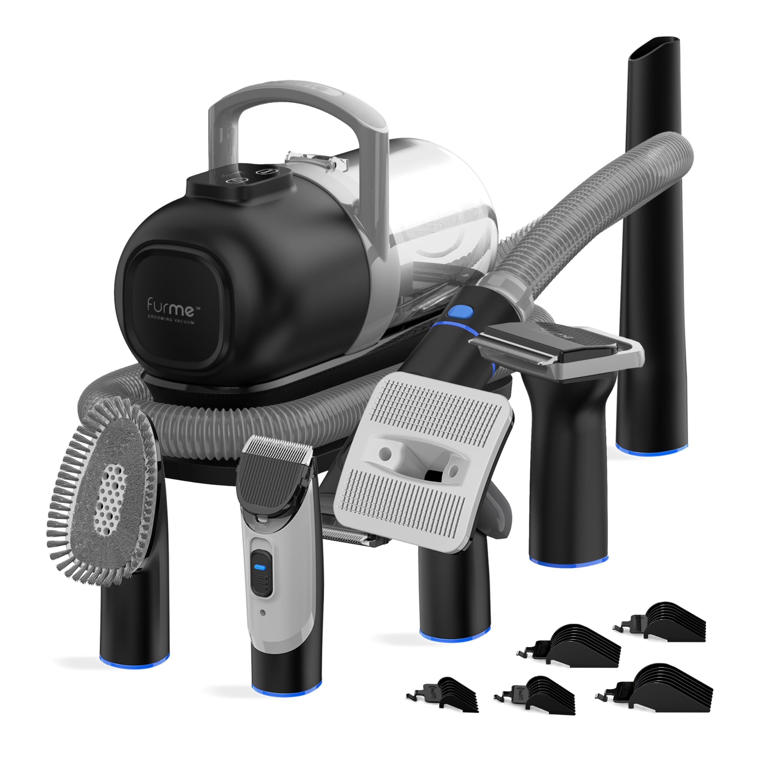 FurMe Original Pet Grooming MSF2 Vacuum Kit - Cat & Dog Grooming Kit ...