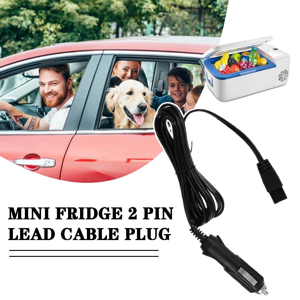 FurNest 12V Lead Cable Plug Wire 2 Pin Charger For Car Cooler Cool Box ...