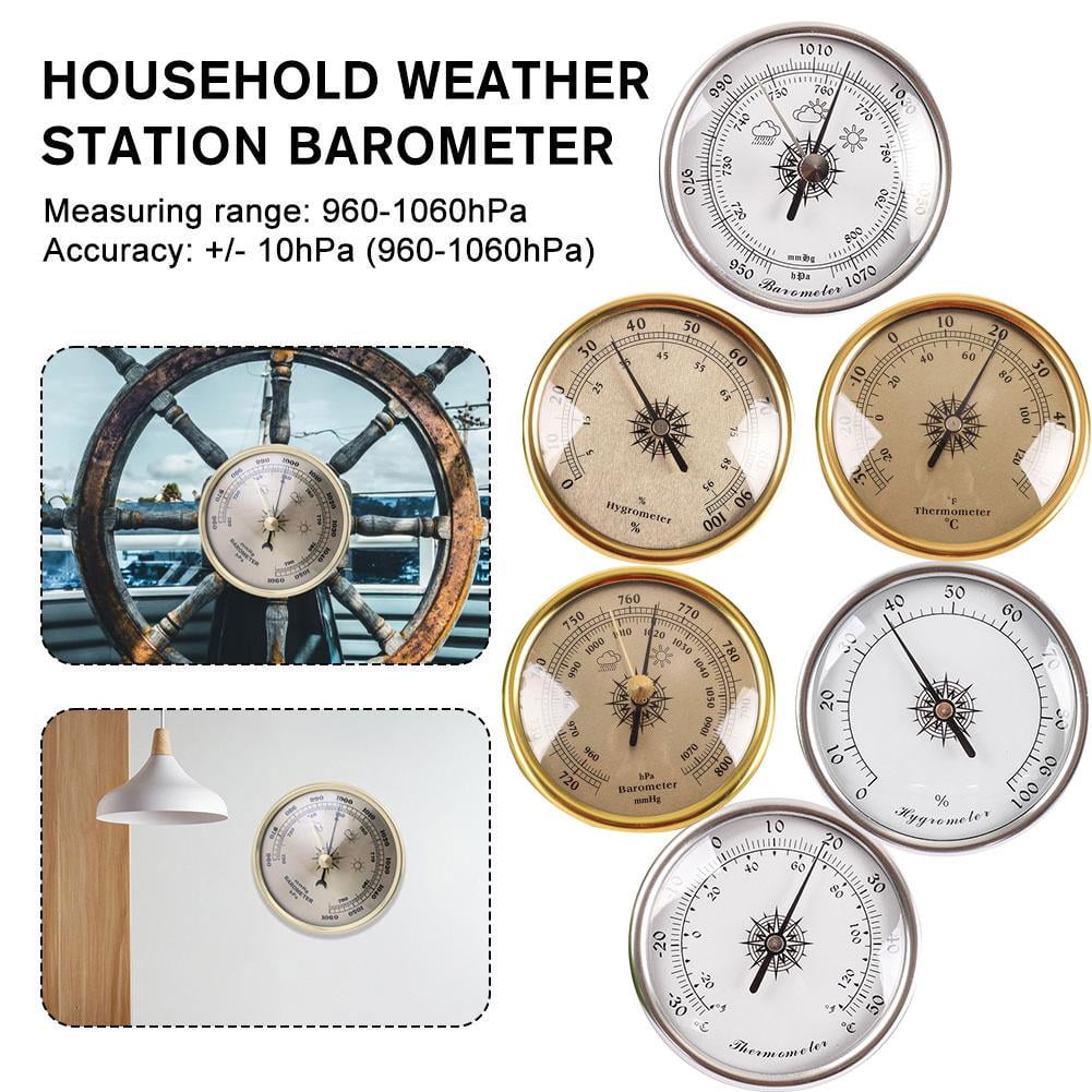 FurNest 3 in 1 Wall Mounted Barometer Thermometer Hygrometer Weather ...