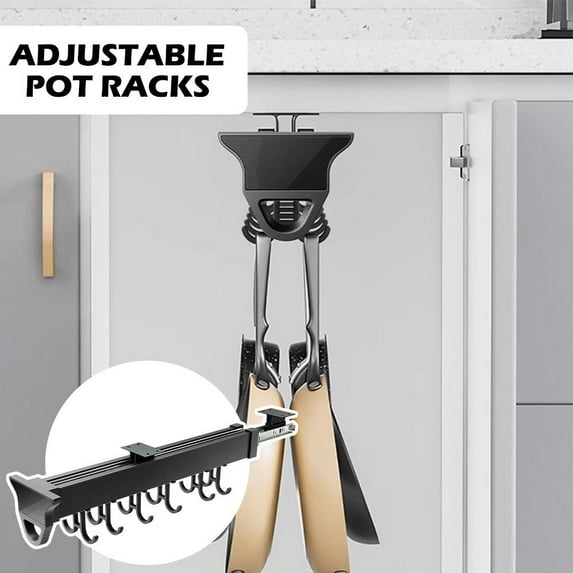 FurNest Adjustable Clothes Rails Wardrobe Pull Out Retractable Hanger ...