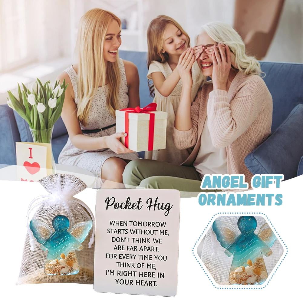 FurNest Angel Pocket Gifts Resin Angel Keepsake with Poem Card for The ...