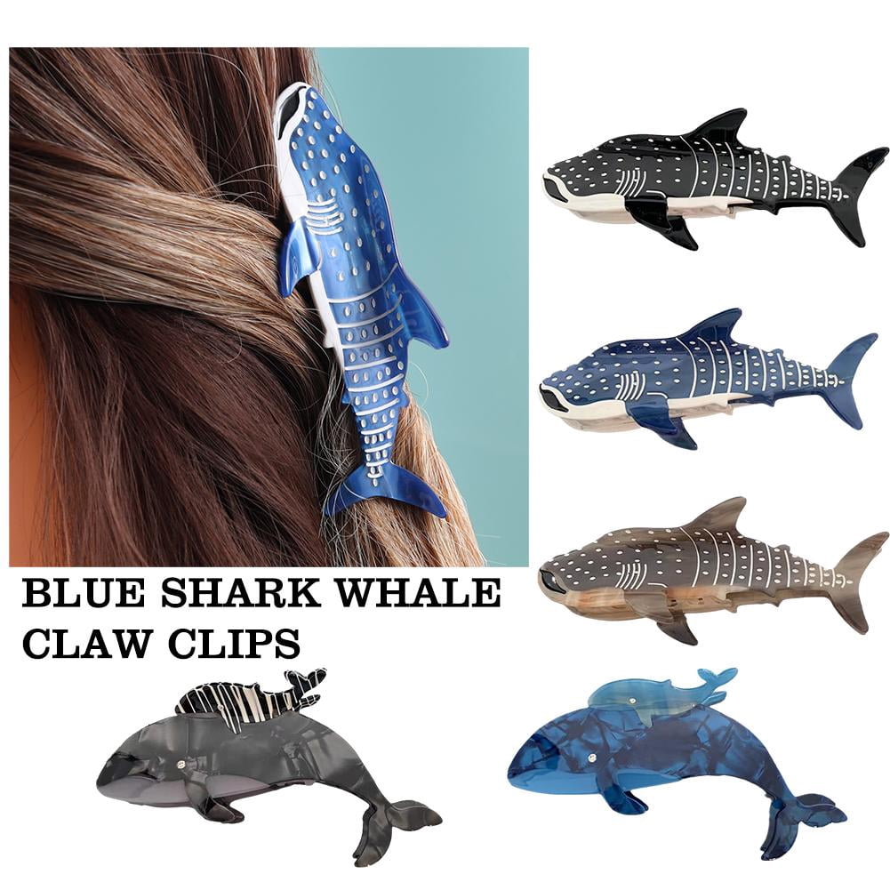 FurNest Blue Whale & Sharks Acetic Acid Animal Hair Claw Acetate Shark ...