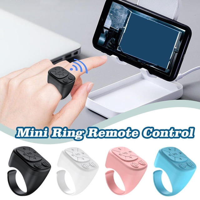 FurNest Bluetooth Shutter Remote Selfie Stick Control Button Monopod ...
