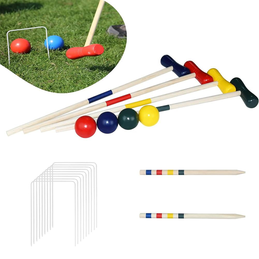 FurNest Croquet Set for Adults, Croquet Sets for Families Set – 6 ...