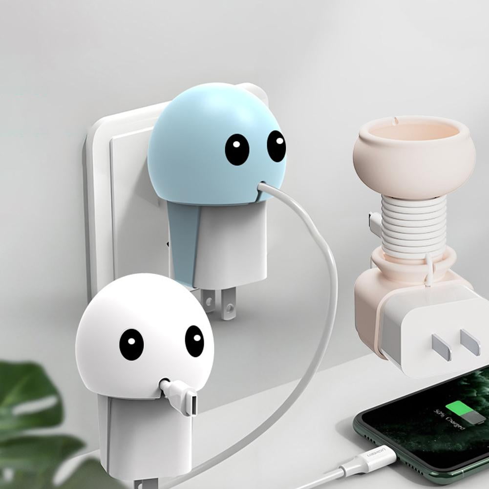 FurNest Data Cable Collector Protective Case - Cartoon Travel Silicone ...