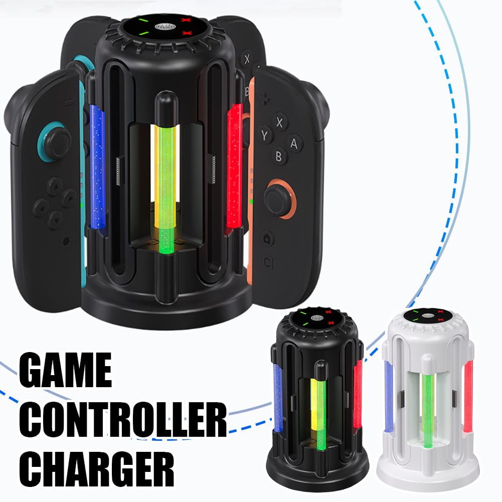 FurNest Game Controller Charger, for Switch2 RGB Light Gamepad Charging ...