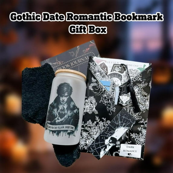 FurNest Gothic Date Romantic Bookmark Gift Set, PaperResin Bl-ind Box ...