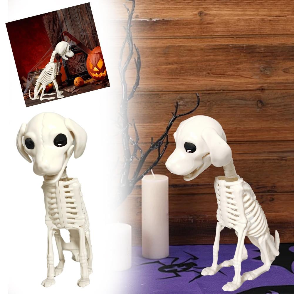 FurNest Halloween Dog Skeleton Sculpture Animal Skeleton for Halloween ...
