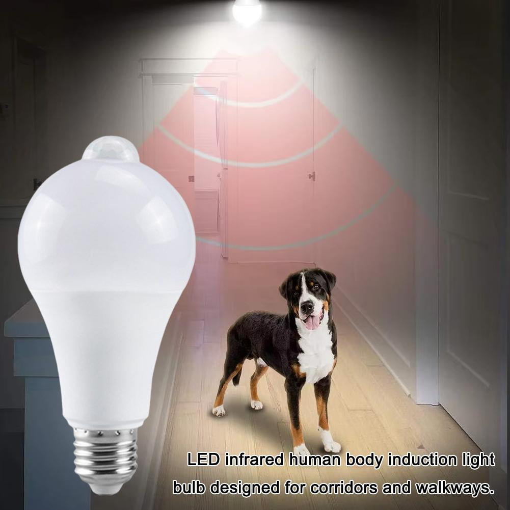 FurNest Infrared Motion Sensor Light Bulb Automatic On Off PIR Human ...