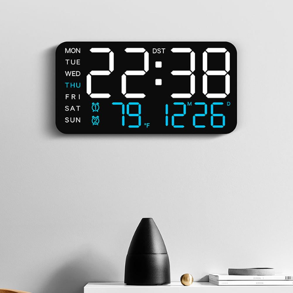 FurNest LED Digital Wall Clock Simple Electronic Clock for Living Room ...
