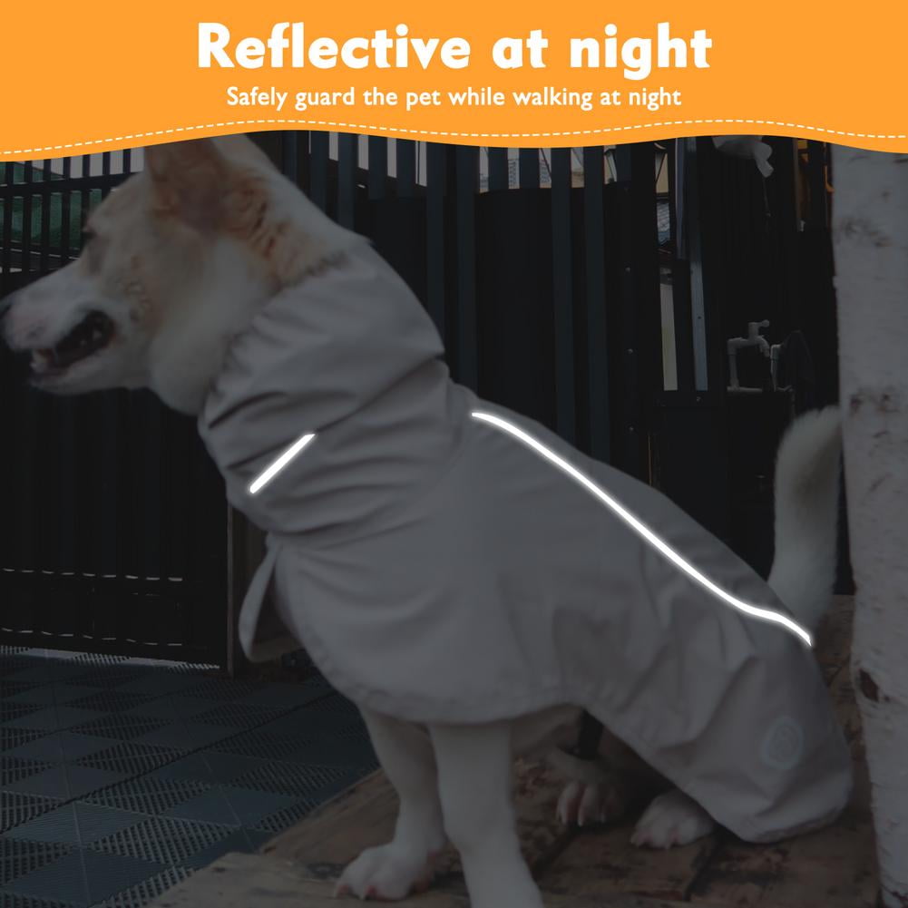 FurNest Medium-to-large Dog All-inclusive Raincoat with Hood and Wrap ...