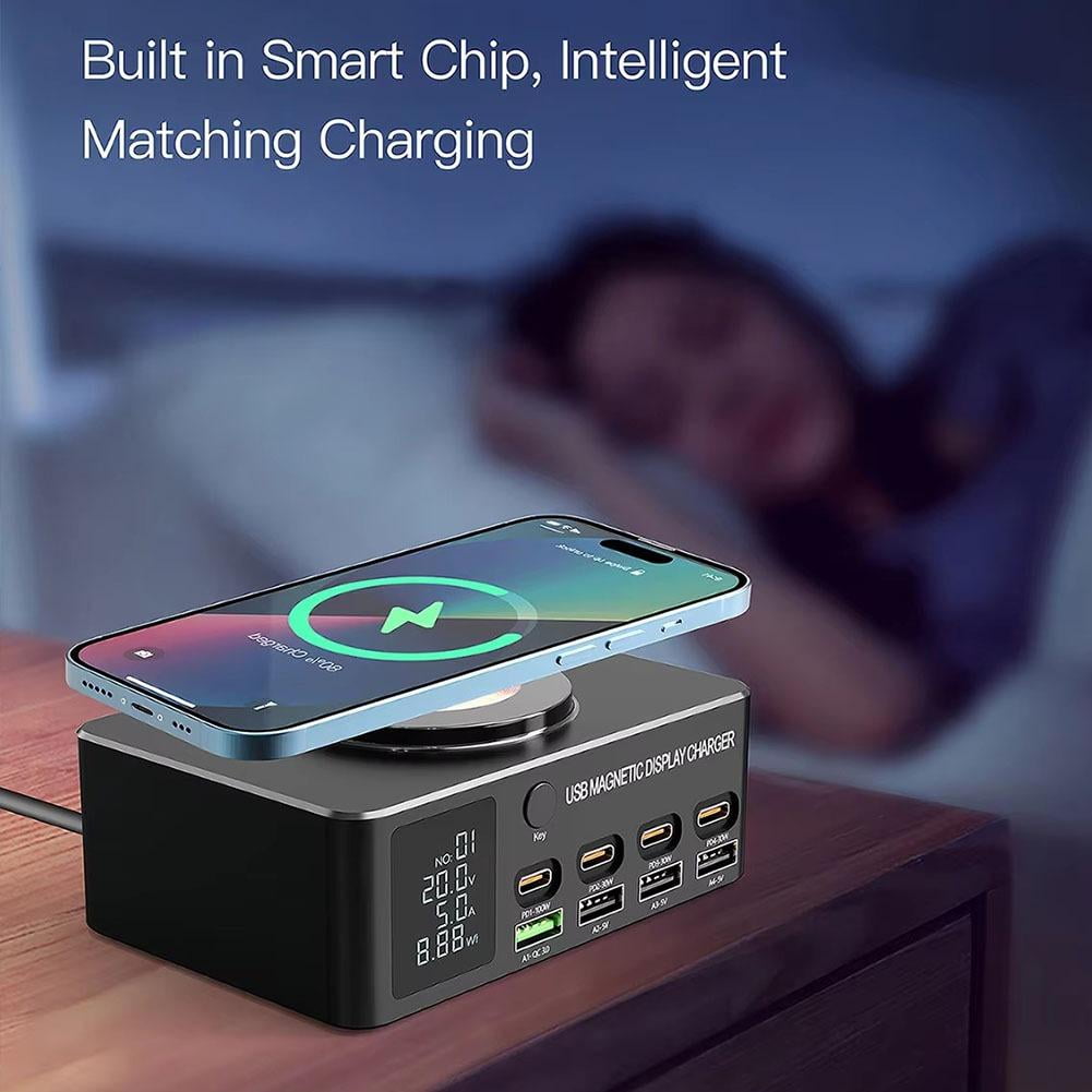 FurNest New! 140W Charging PD Fast Charging Smart Digital Magnetic ...