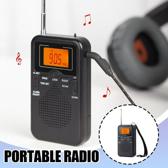 FurNest Portable Radio Bluetooth Speaker,/AM Radio Rechargeable USB ...