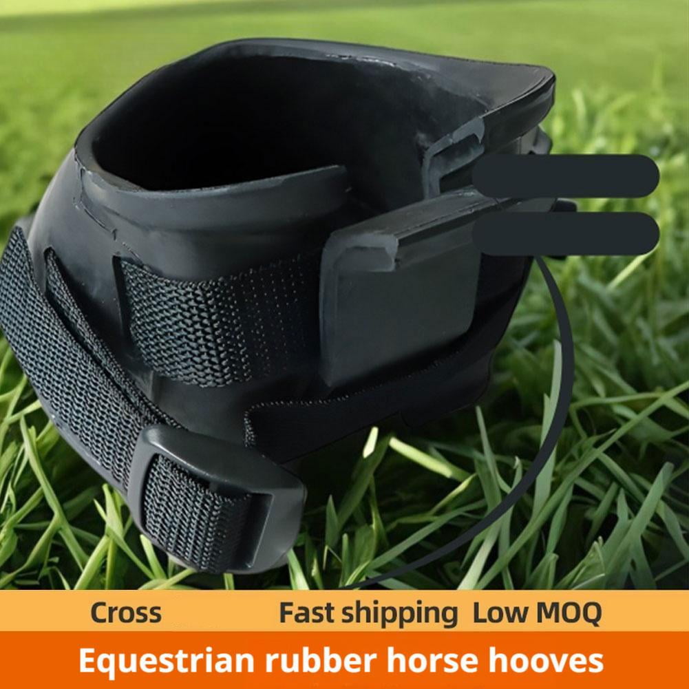 FurNest Professional Horse Hoof Boots Premium Rubber Set Of 2 Anti Slip ...