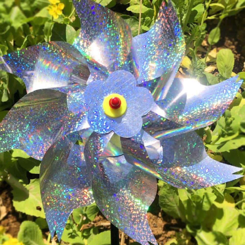 FurNest Reflective Pinwheels, Bird Deterrents for Outside, Extra ...