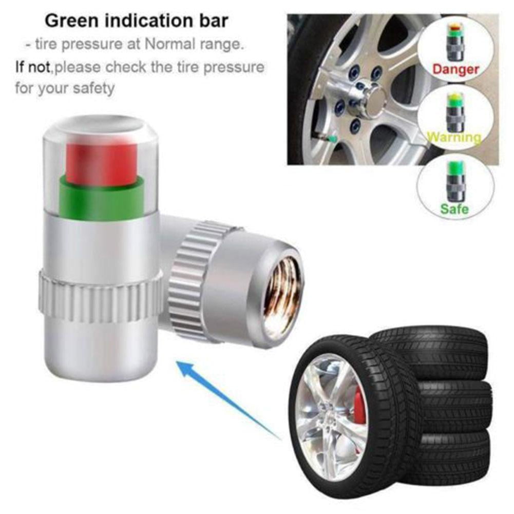 FurNest Safety Inspection * Valve Car Tire Pressure Indicator Gauge ...