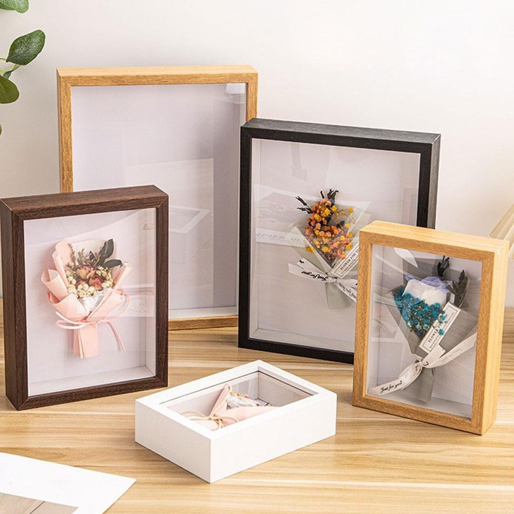 FurNest Shadow Box Picture Frame Display Cases, Wooden Frame with Linen ...