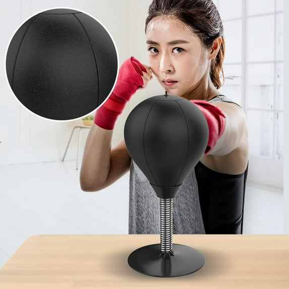 FurNest Stress Release Desktop Punching Ball, Tabletops Boxing Punching ...