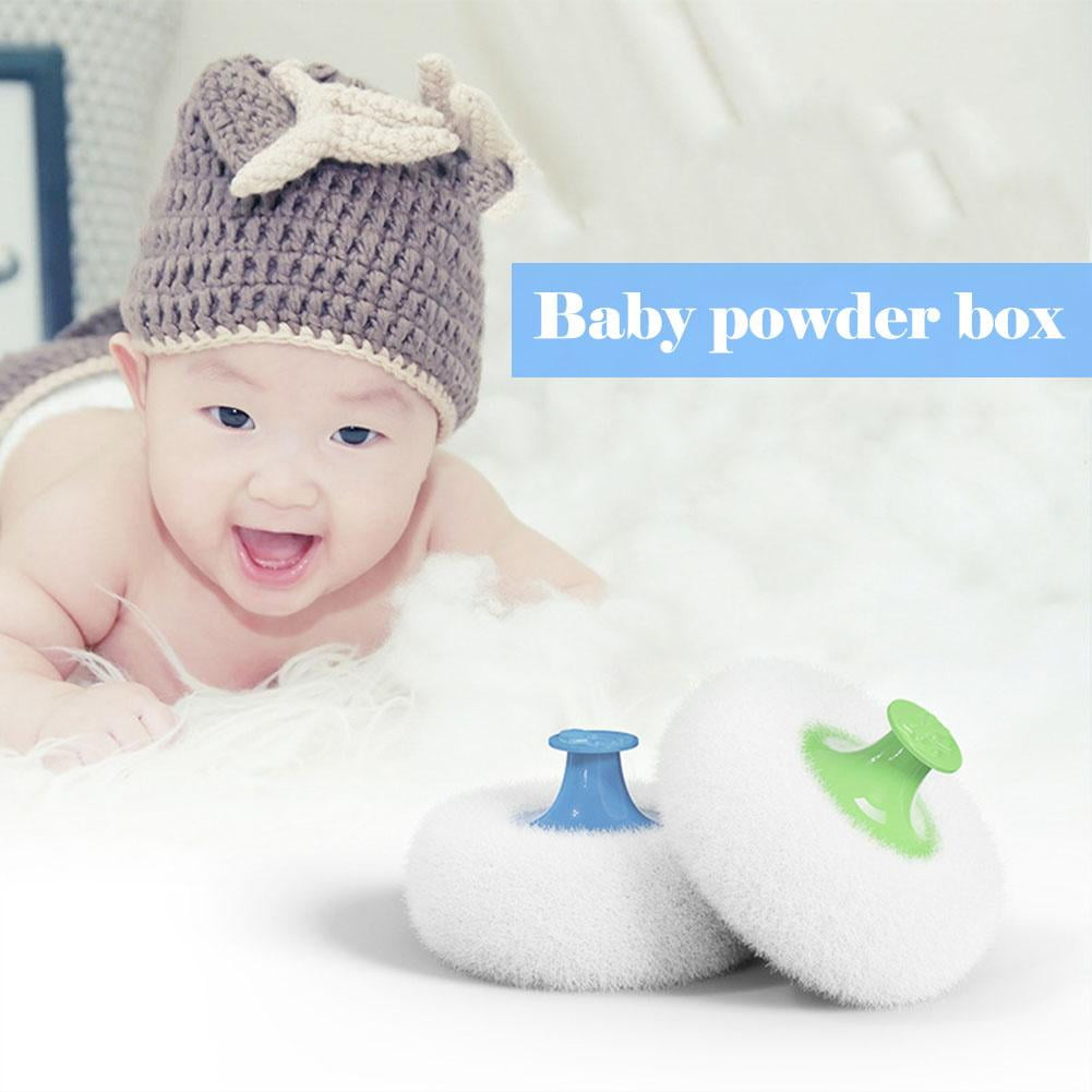 FurNest Talcum Powder Puff with Box Case Container Baby Soft Body Face ...