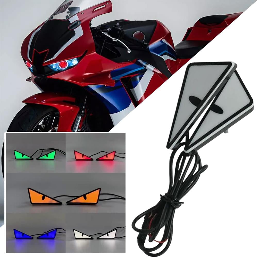 FurNest Universal Motorcycle LED Demon Eye Light, Devil Eye Demon Evil ...