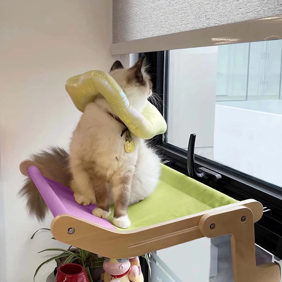FurPet Medium Cat Sill Window Perch Lounge Mount Hammock Window Seat ...