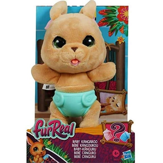 FurReal Baby Kangaroo Interactive Plush Pet Toy - Walmart.com