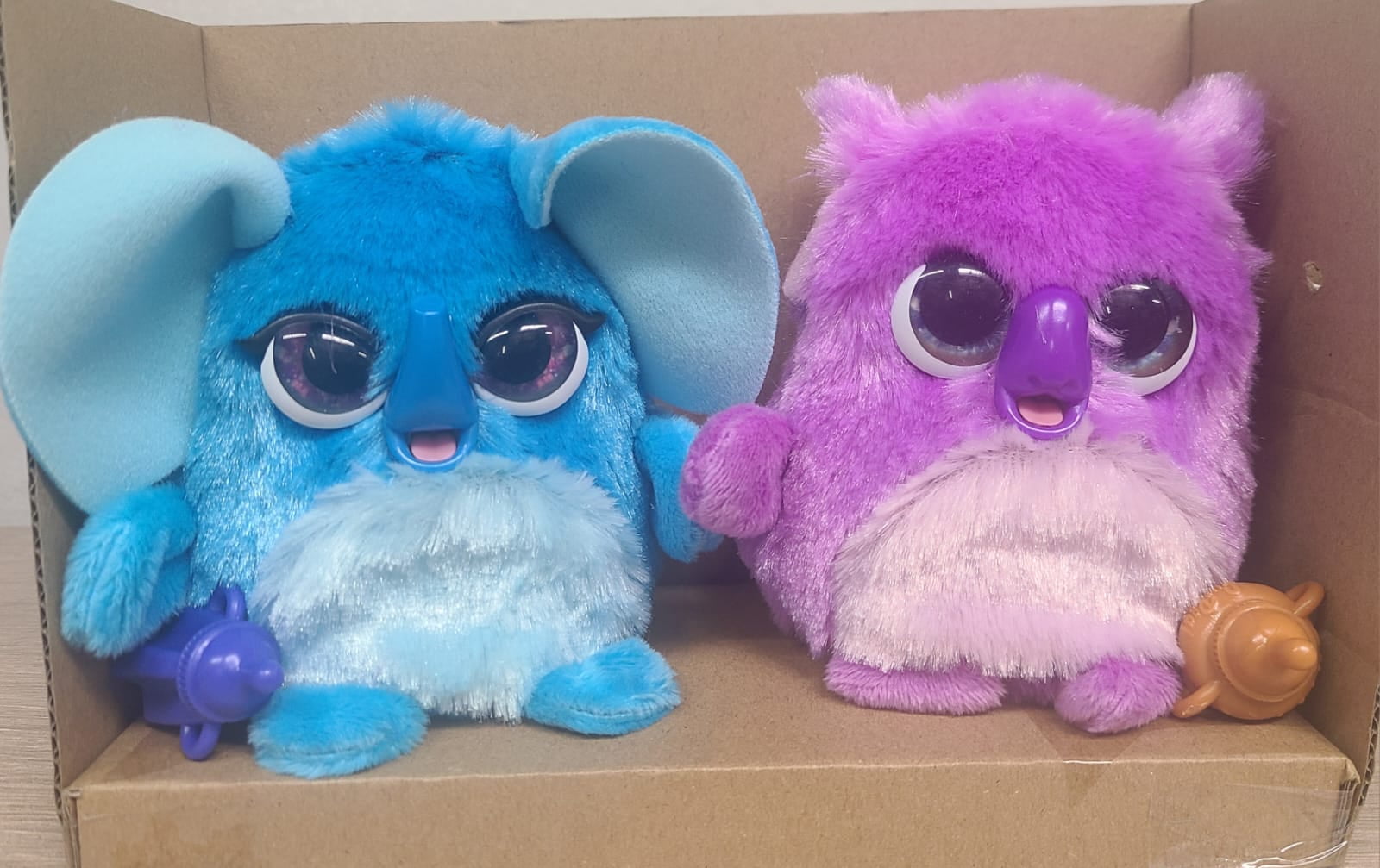 FurReal Fuzzalots Koala & Elephant Interactive, Electronic Pet with 25 ...